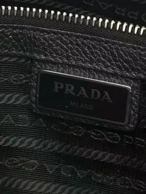 Prada 2010s Vitello Leather Crossbody Bag