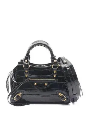 Balenciaga Croc Effect Mini Bags