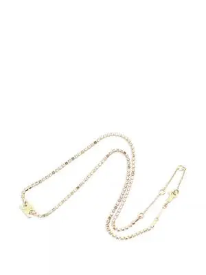 Celine 2010s Triomphe Sparkle Necklace
