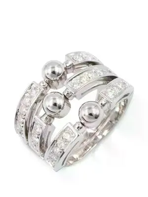 BVLGARI 2010s Allegra Triple Band Diamond Ring