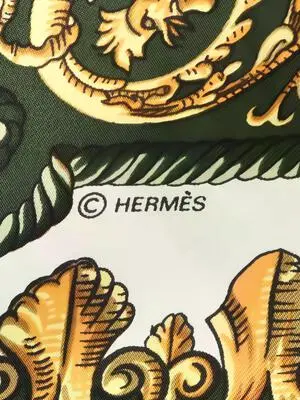Hermès 2010s Lvdovicvs Magnvs Silk Scarf