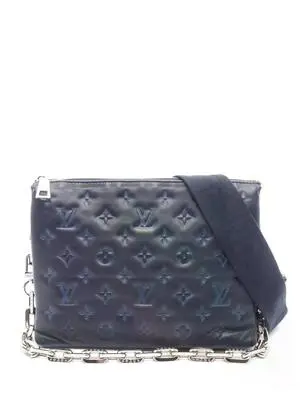 LOUIS VUITTON 2010s Coussin Pm Monogram Chain-strap Shoulder Bag - Blue