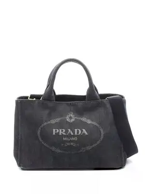 Prada Canapa Logo Tote