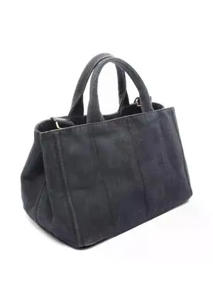 Prada Canapa Logo Tote