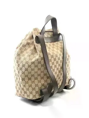 Gucci 2010s Gg Canvas Backpack