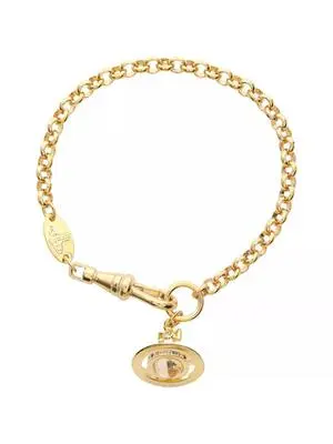 VIVIENNE WESTWOOD Orb Rhinestone-embellished Bracelet - Gold