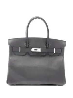 Hermès 2007 Birkin 30 Leather Handbag - Black