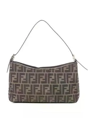 Fendi 2000s Zucca Canvas Shoulder Bag
