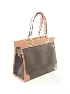 Celine 2000s Macadam Patterned Tote Bag
