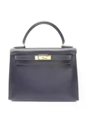 Hermès 1998 28 Kelly Handbag - Blue
