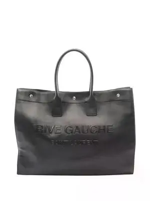 Saint Laurent 2010s Rive Gauche Tote Bag - Black