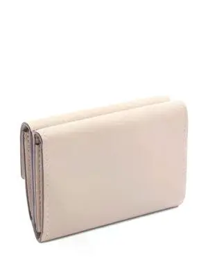 LOUIS VUITTON Mini Portefeuille Rock Greige Trifold Leather Wallet - Neutrals