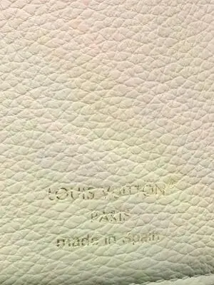 LOUIS VUITTON Mini Portefeuille Rock Greige Trifold Leather Wallet - Neutrals