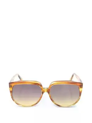 Celine 2020s Geometric-frame Sunglasses - Brown