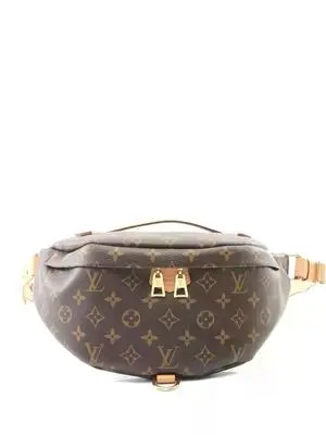 LOUIS VUITTON 2021 Bumbag Monogram Leather-strap Belt Bag - Brown