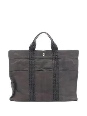 Hermès 2010s Mm Air Line Tote Bag - Grey