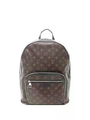 LOUIS VUITTON 2017 Josh Monogram Macassar Backpack - Brown