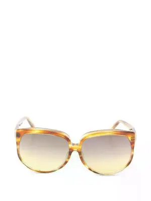 Celine 2020s Geometric-frame Sunglasses - Brown