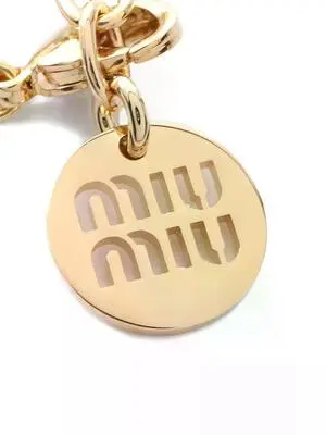 Miu Miu Logo Necklace