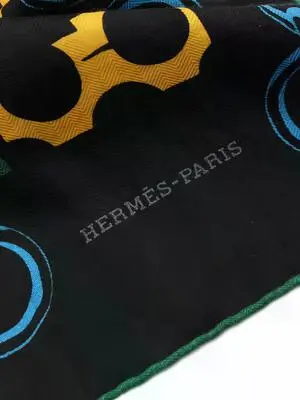 Hermès 2010s Listes En Chaines Scarf