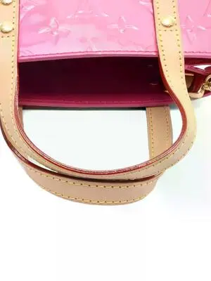 LOUIS VUITTON 2010s Pm Reed Vernis Tote Bag - Pink