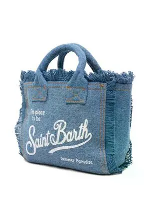 MC2 SAINT BARTH Fringed Top Handle Bag