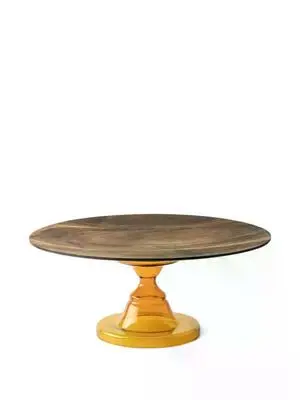 KNINDUSTRIE Rubin Acacia-wood Cake Stand - Brown