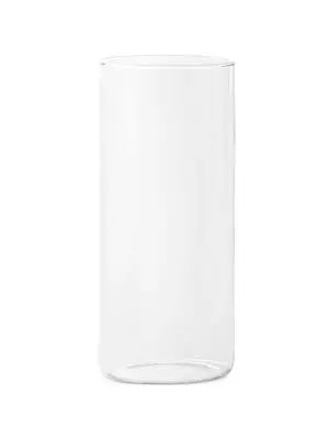 KNINDUSTRIE Lime Cylindrical-shape Glasee - White