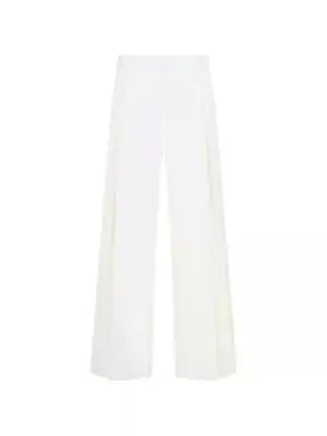 Casablanca Pleated Trousers - White