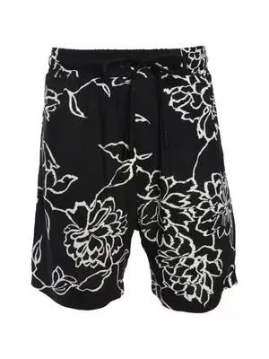 GAËLLE PARIS Floral-print Bermuda Shorts