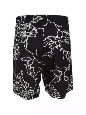 GAËLLE PARIS Floral-print Bermuda Shorts