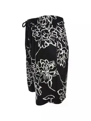 GAËLLE PARIS Floral-print Bermuda Shorts