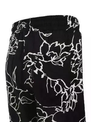GAËLLE PARIS Floral-print Bermuda Shorts