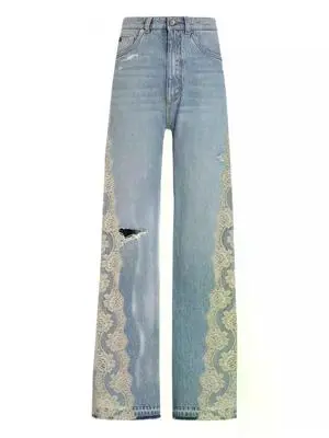 Dolce & Gabbana Lace-panelled Jeans