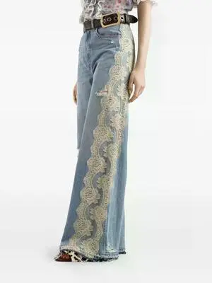 Dolce & Gabbana Lace-panelled Jeans