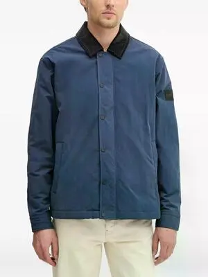 BOSS Patch Jacket With Corduroy Collar