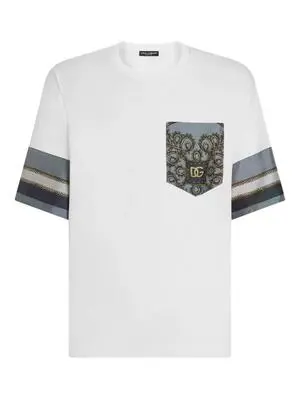 Dolce & Gabbana Patterned Short-sleeve Pocket T-shirt