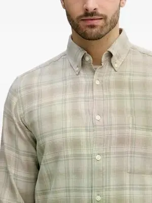 BOSS Button-down Plaid Shirt