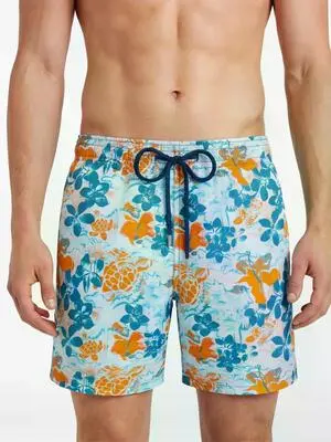 Vilebrequin Printed Swim Shorts - White