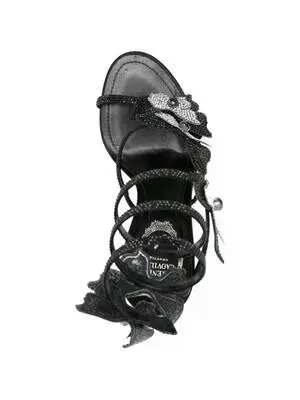 Rene Caovilla Butterfly-embellished Sandals