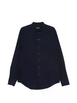 Emporio Armani Chest-logo Button-fastening Shirt