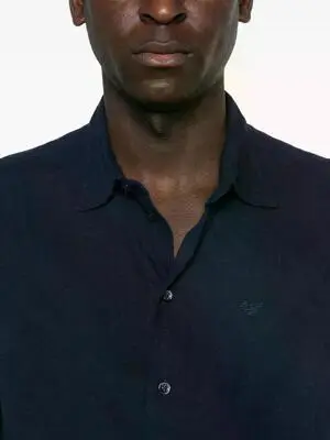 Emporio Armani Chest-logo Button-fastening Shirt