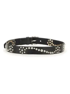 Our Legacy Star Fall Leather Belt