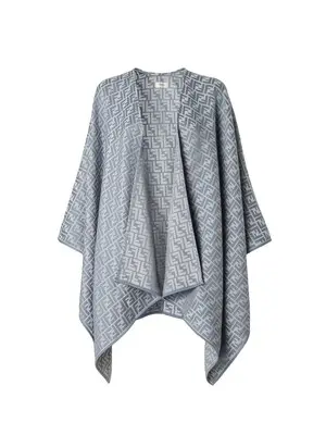 Fendi Wool And Silk Poncho