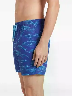 Vilebrequin Whale-Print Shorts Blue