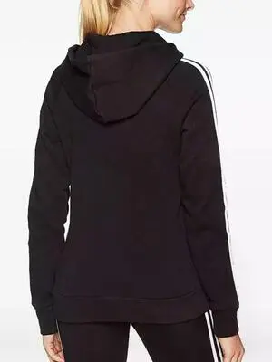 Adidas Three Stripe Fleece Hoodie