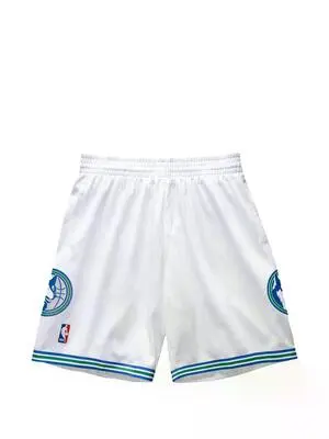 Mitchell & Ness Nba Swingman Graphic Shorts - White