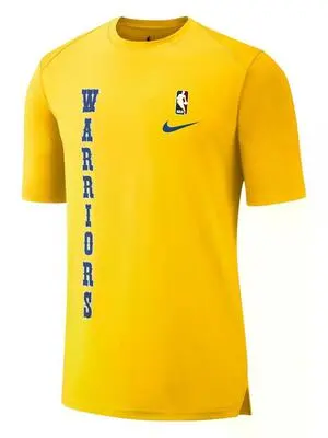 Nike Gs Warriors Elite Shooter T-shirt - Yellow