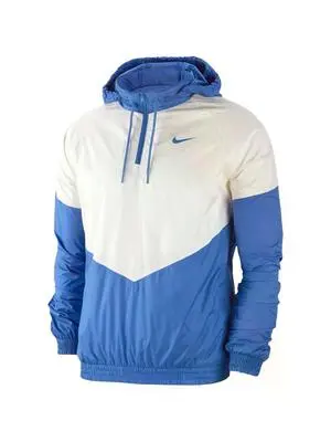 Nike Logo-detail Hoodie - Blue