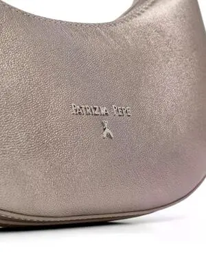 Patrizia Pepe Logo-lettering Crossbody Bag - Grey